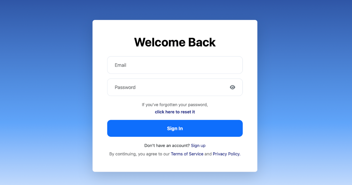 Login - Access Your Dashboard